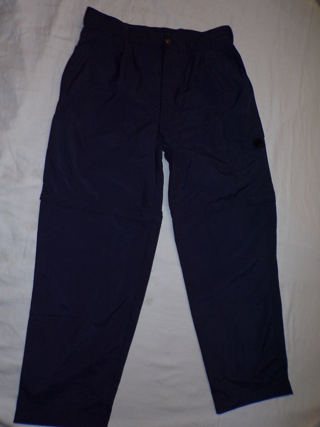 Field Tested Guide Gear Blue Convertible Cargo Nylon Pants Shorts Size ...