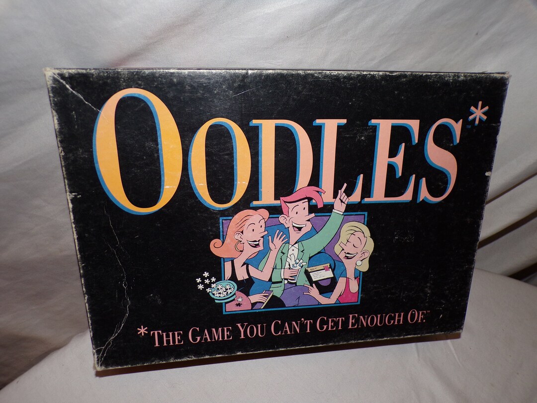 Vintage OODLES Question Card Game 1992 Electronic Timer Family Fun ...