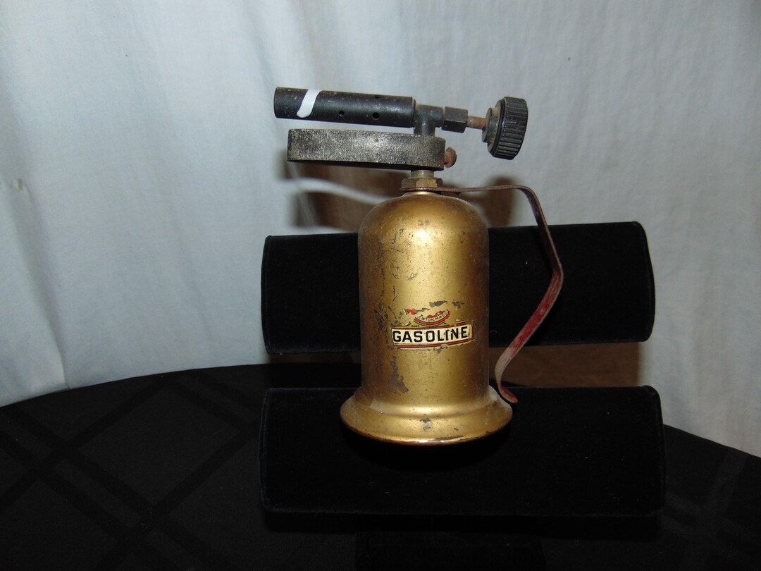 Vintage Brass Gasoline Torch the Lenk MFG. Company Boston Mass USA ...