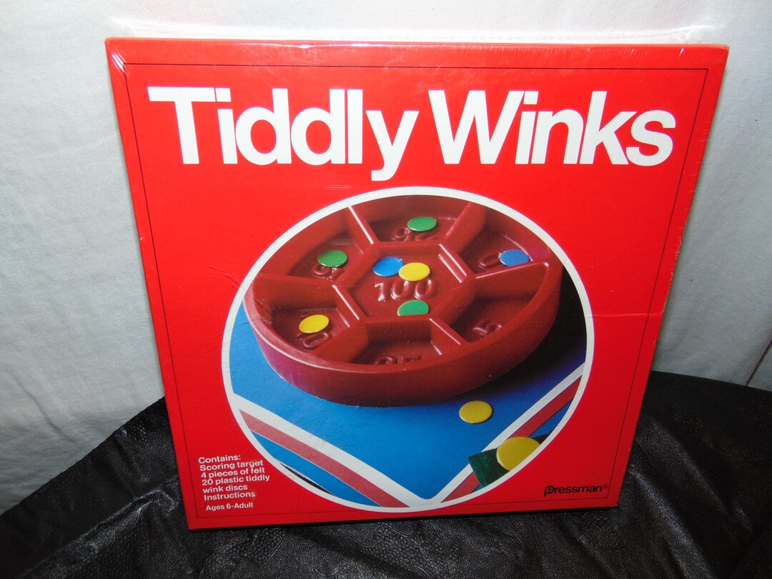 Vintage Tiddly Winks by Pressman Board Game #1527 NEW Sealed Box - Etsy