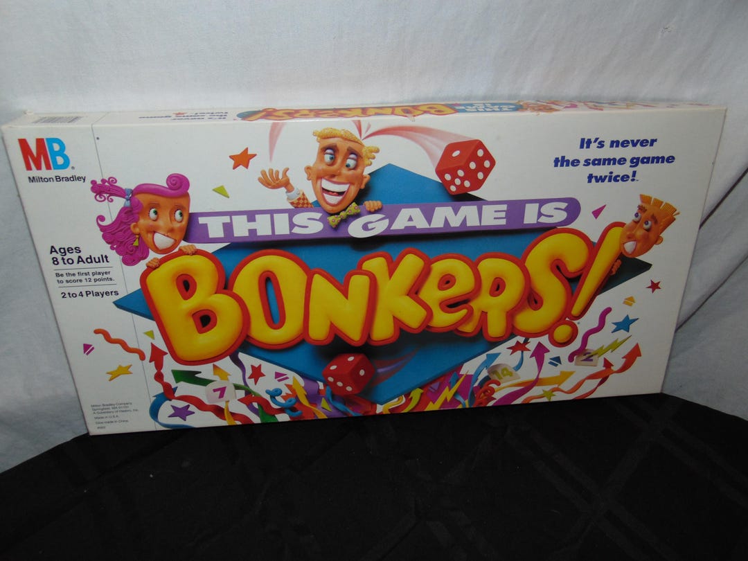 This Game is Bonkers! Vintage 1989 Complete Board Game Parker Brothers ...