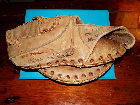 Vintage Sears First Baseman Baseball Cowhide Glove 1683 - Etsy