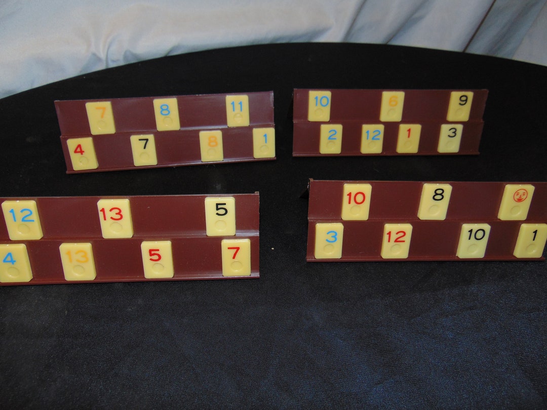 Vintage Mini Rack Rummy Game 1985 Trico Design - Etsy