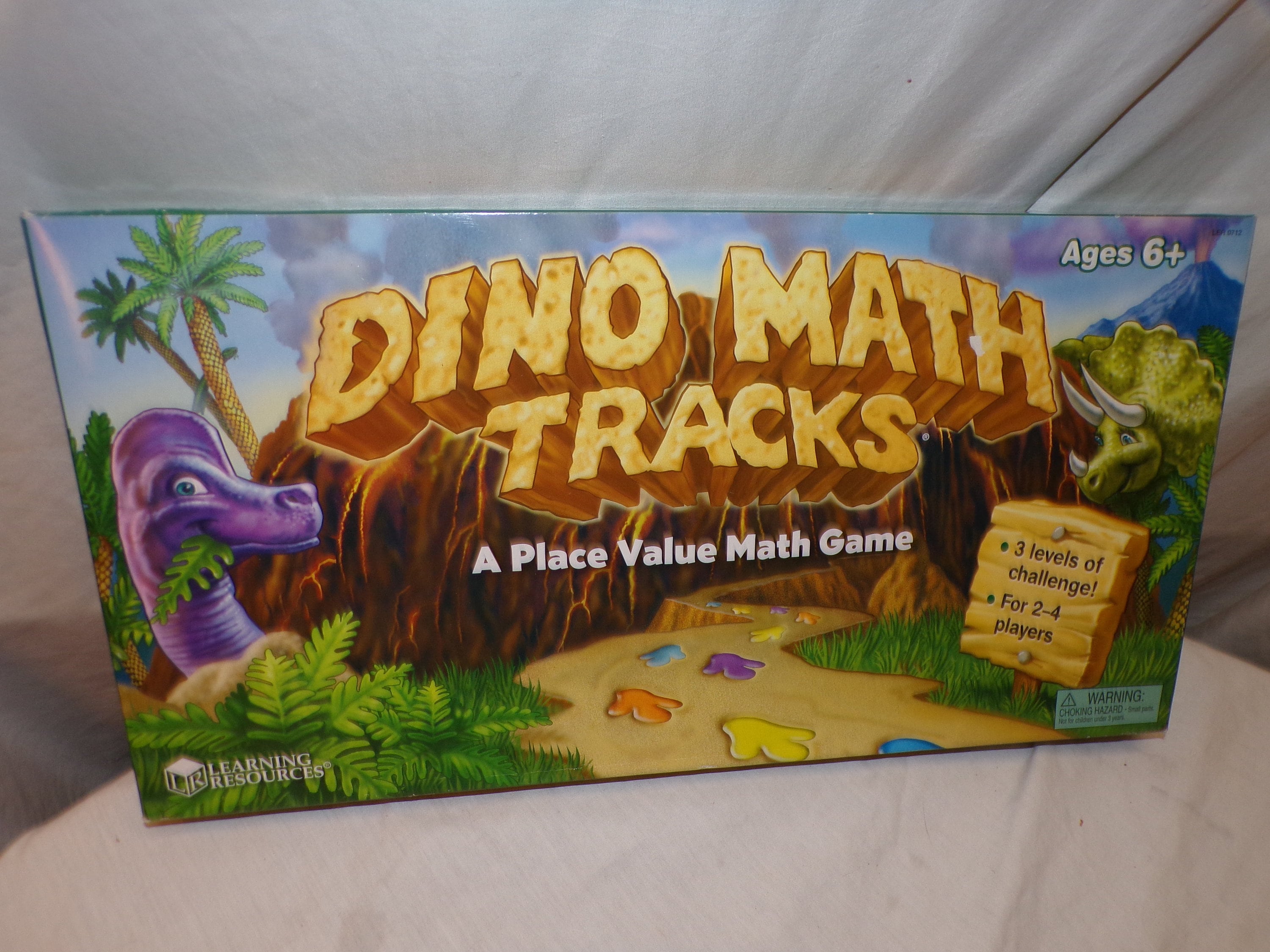 Dino Math Tracks Game Ages 6 Learning Resources - Etsy
