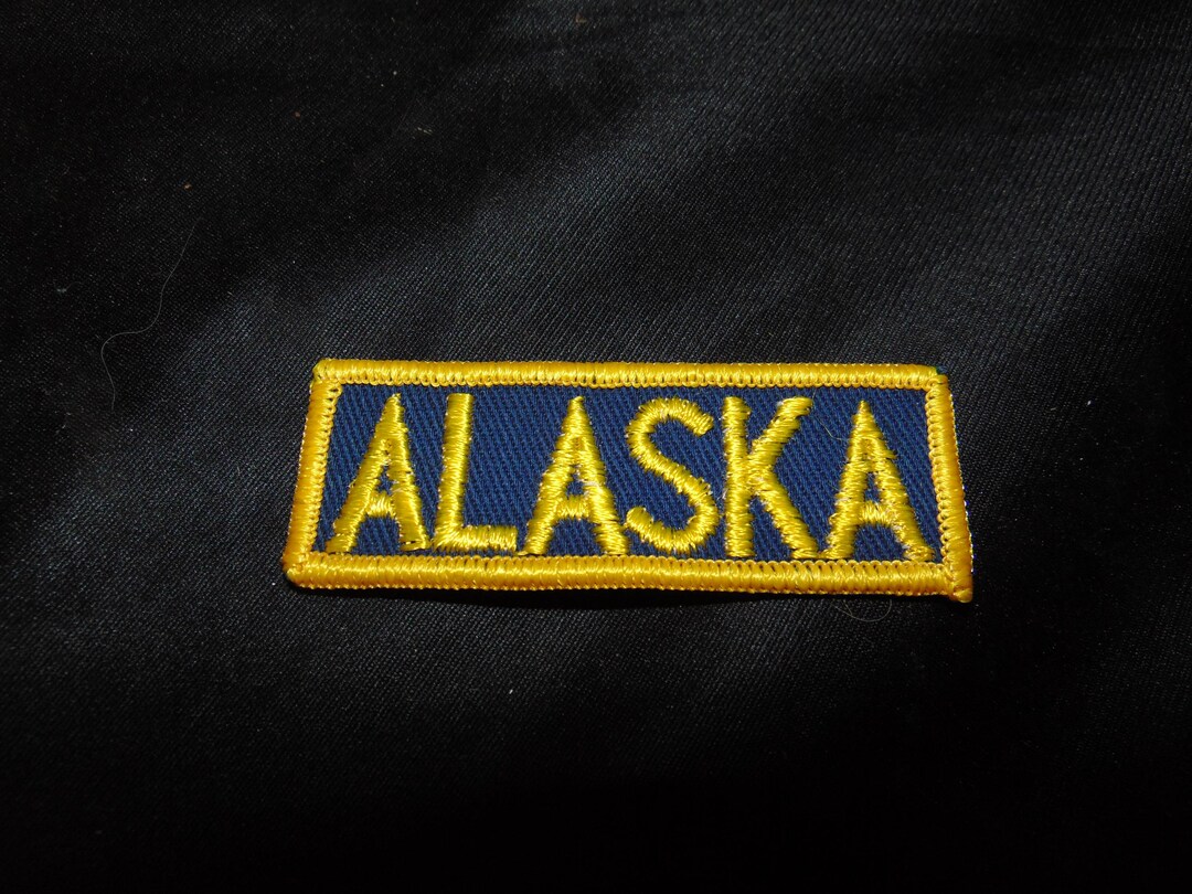 Vintage Alaska Patch 3" - 1" Sew on Iron On - Etsy
