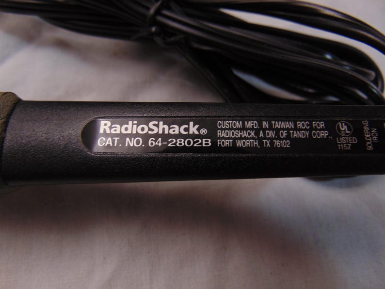 Vintage RADIO SHACK Electric Soldering Iron No64-2802b - Etsy