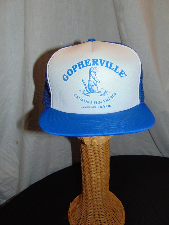 Vintage NOS Gopherville Canada's Fun Village Foam Mes… - Gem