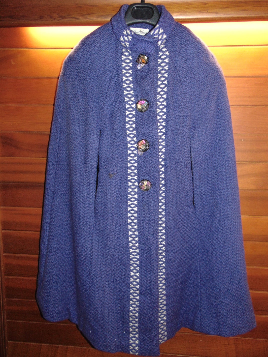Vintage Mildred Warner School of Fashion Full Length Cape Size Medium ...