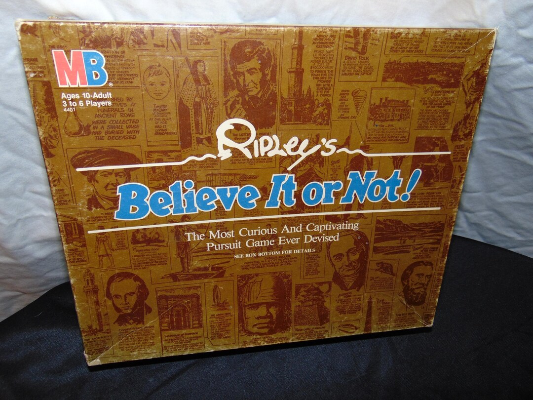 Milton Bradley Ripley's Believe It or Not Board Game Complete 1984 ...