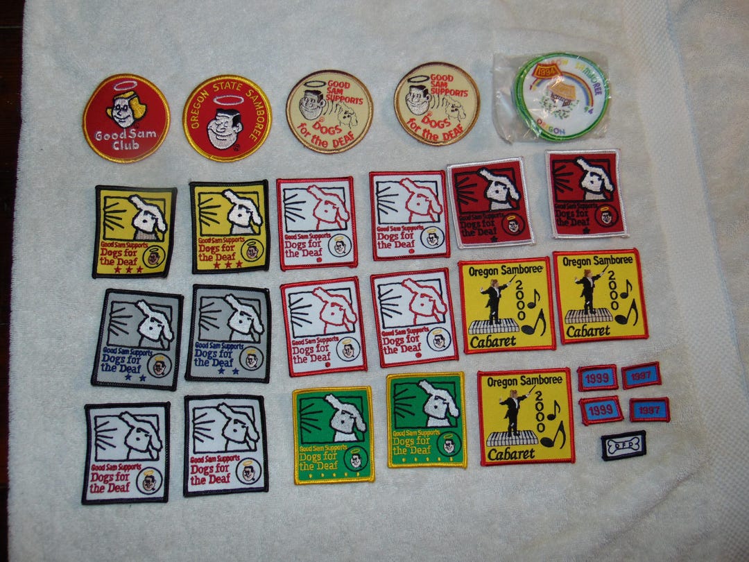 Lot New Vintage Good Sam Club Member Collectible Patches Dogs for the ...