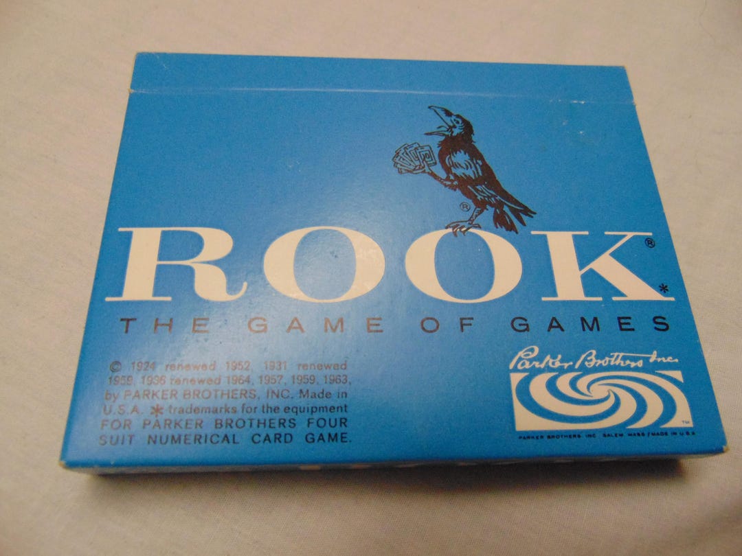 Rook the Game of Games Cards Parker Bros 1963 W/ Rule Book - Etsy