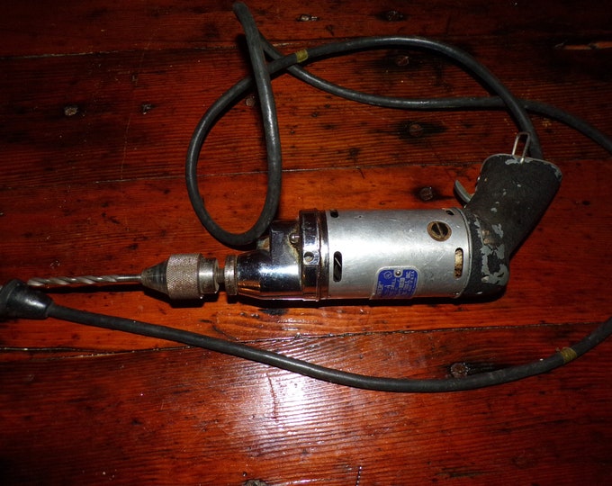 Vintage Hi-power 1/4 Electric Drill Model 77 by Portable Electric Tools ...
