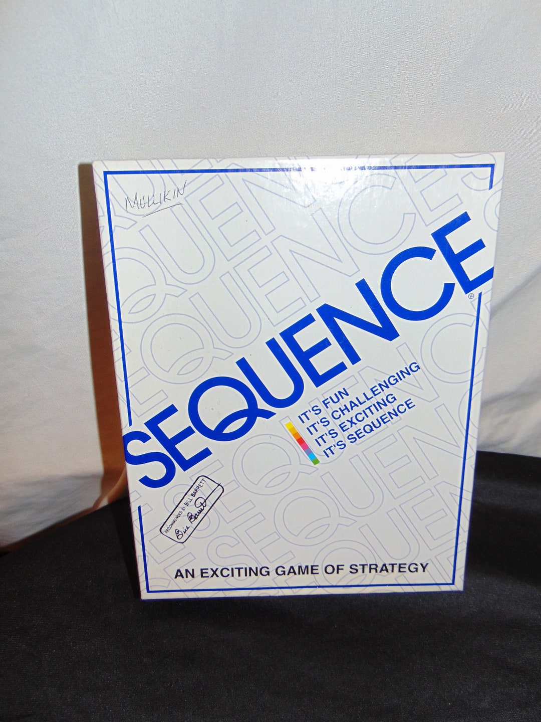 Vintage Sequence by Jax - Family Strategy Board Game 1995 - 8040 Complete - Etsy