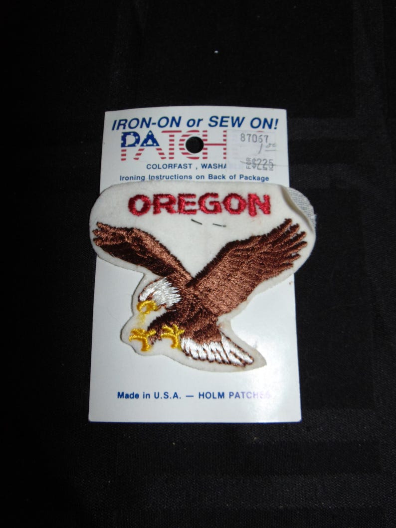 Vintage NIP Oregon Eagle Holm Patches Iron on or Sew on Patch - Etsy