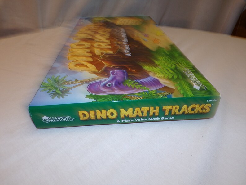 Dino Math Tracks Game Ages 6 Learning Resources - Etsy