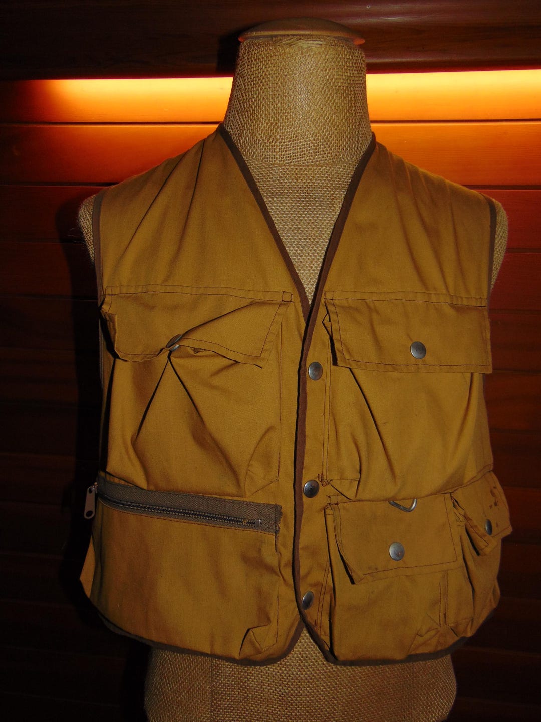Vintage Columbia Sportswear Fishing Vest Shorty Wader Model Size Medium ...