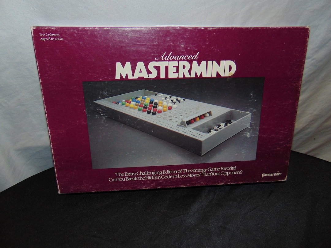 Vintage 1989 Advanced Mastermind Board Game Strategy Code-breaking ...