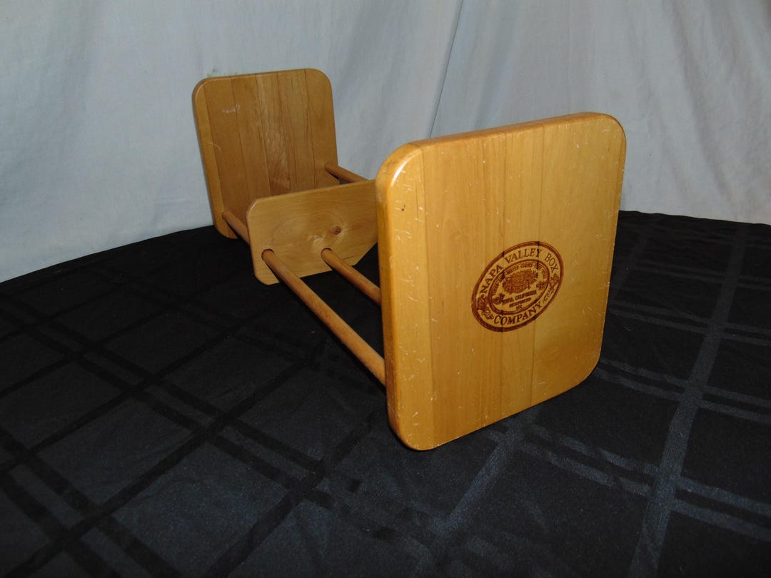 NAPA Valley Box Co Wooden Storage Rack CD DVD Rack Holder / Holds About ...