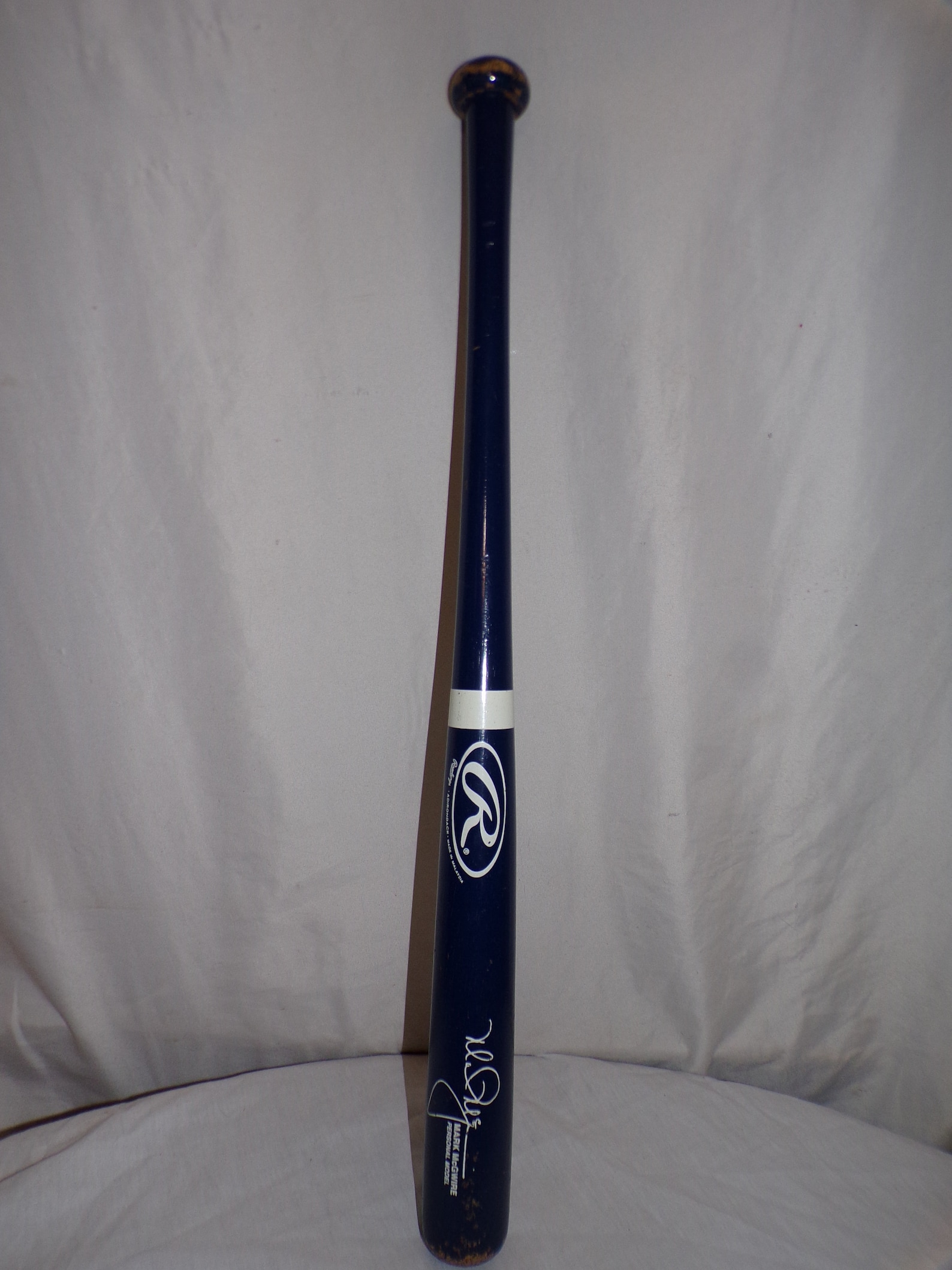 Vintage Rawlings MARK MCGWIRE 25" Bat Personal Model Blue Collectible ...
