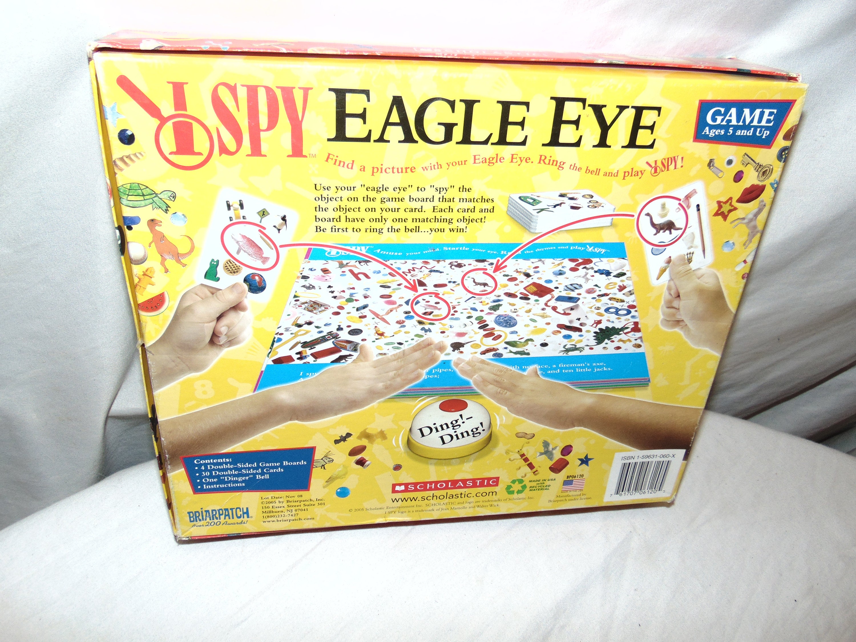 I Spy Eagle Eye Family Game Briarpatch Scholastic Ages 5 & Up - Etsy