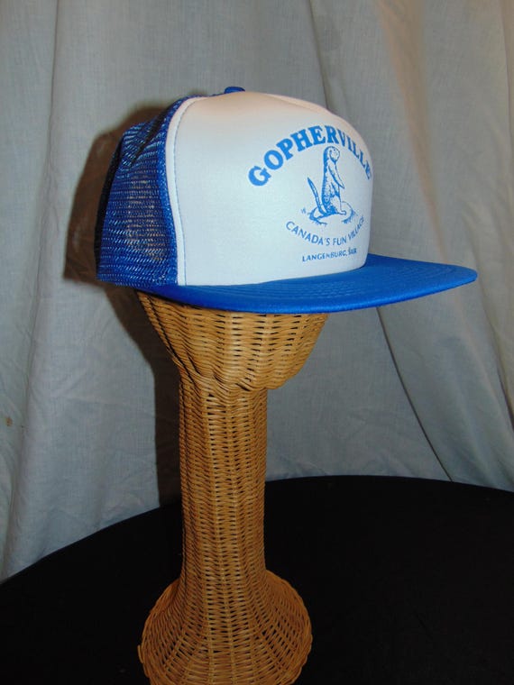 Vintage NOS Gopherville Canada's Fun Village Foam Mes… - Gem