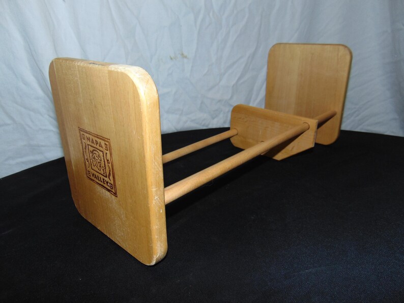 Vintage Napa Valley Crate CD DVD Storage Wood Box 18 1/2" X 7 1/2" X 6 ...