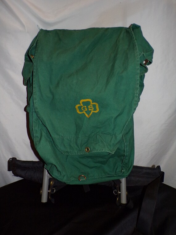 Vintage Official Girl Scout Uniform Jumper Blouse Gem