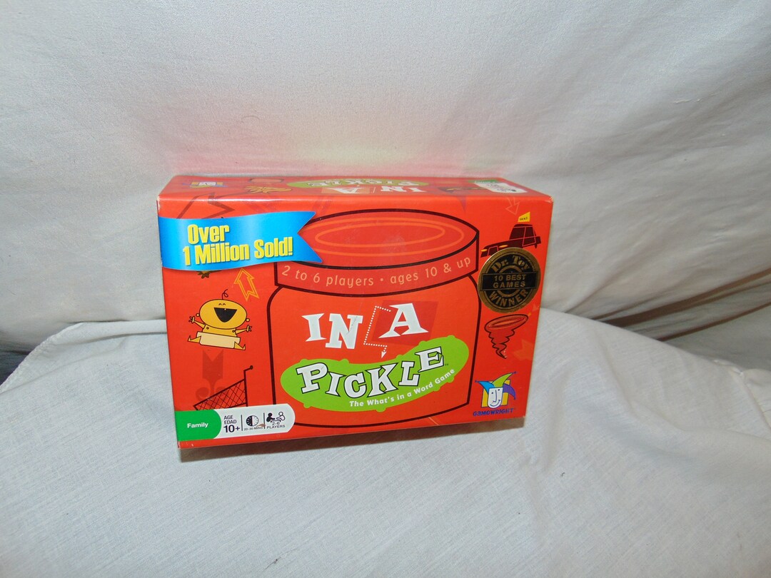 In A Pickle Game Gamewright the What's in A Word Family Game Card - Etsy