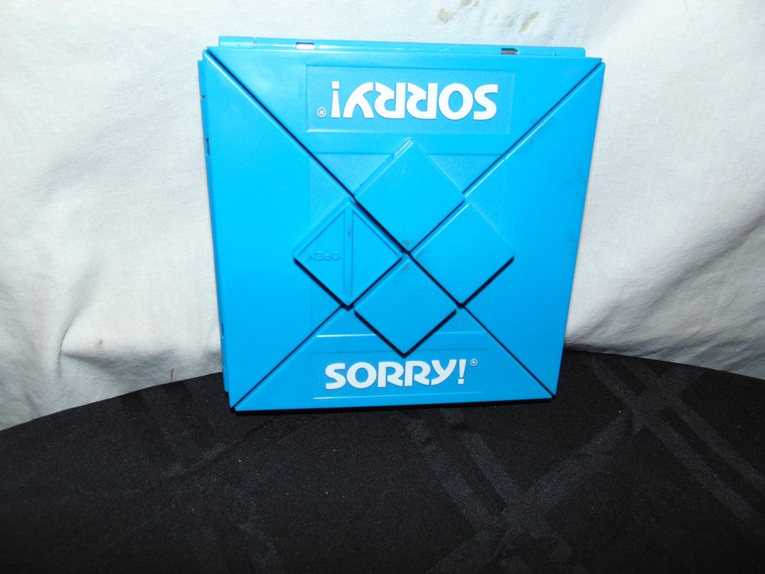 Vintage 1994 Folding Sorry Board Game Travel Edition Complete - Etsy