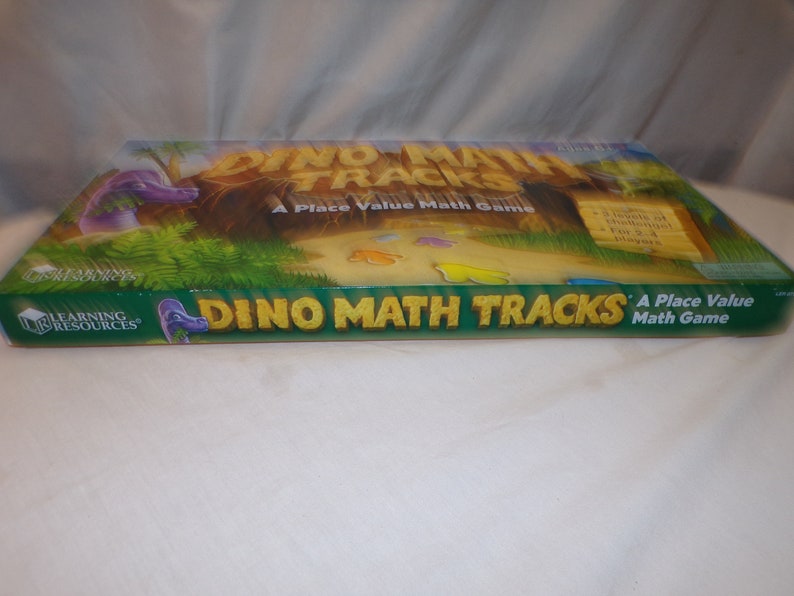 Dino Math Tracks Game Ages 6 Learning Resources - Etsy
