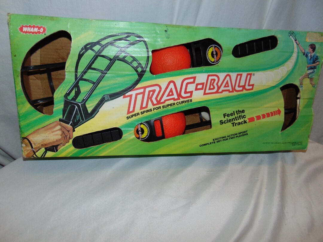 Vintage 1979 Wham- O- Trac-ball Set in Original Box Complete With ...