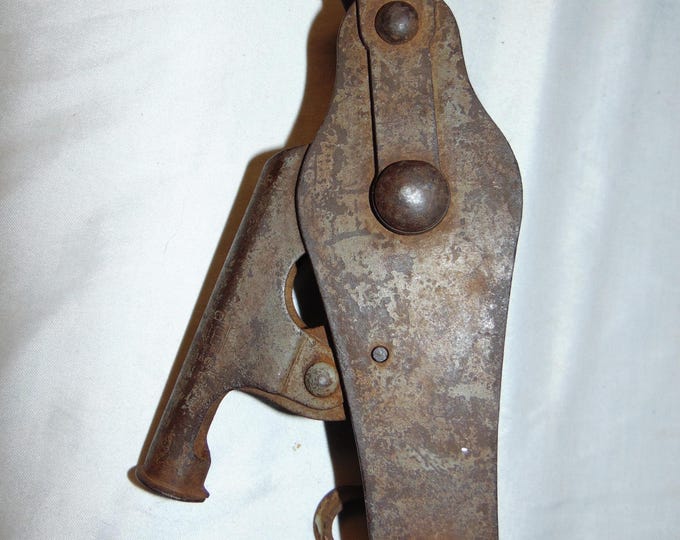 Vintage Antique 1920's 2 Pulley Barb Wire Fence Stretcher Tool - Etsy