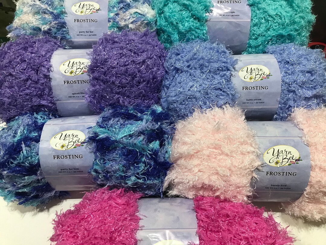 Buy Yarn Bee Frosting Multiple Colors Available! Party for Her, Iced ...