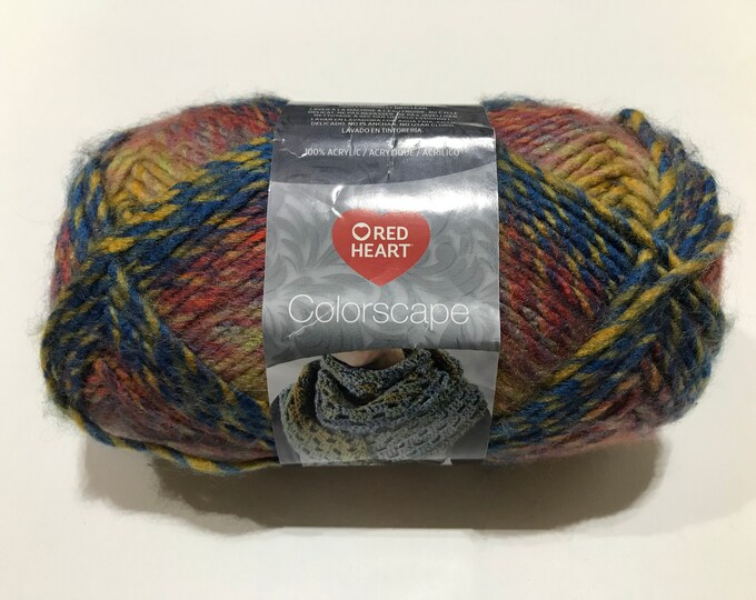 Red Heart Colorscape, Rome Yarn - Etsy