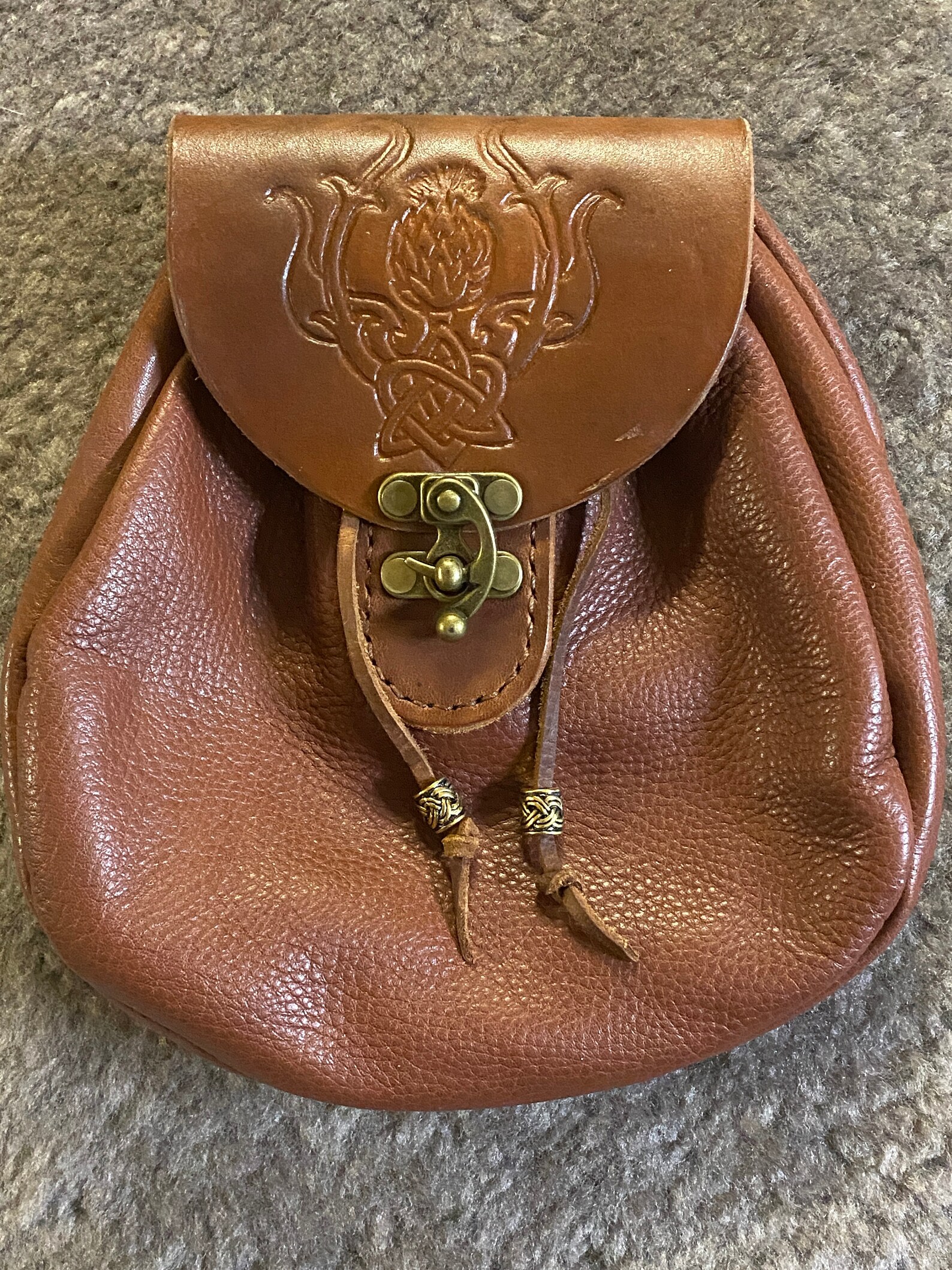 Leather Rob Roy Style Soft Sporran | Etsy