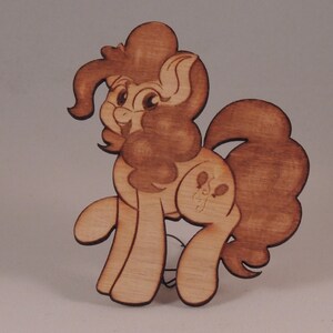 Pinkie Pie - Mini Wood Laser Cut - Art by Nekocrispy - Etsy