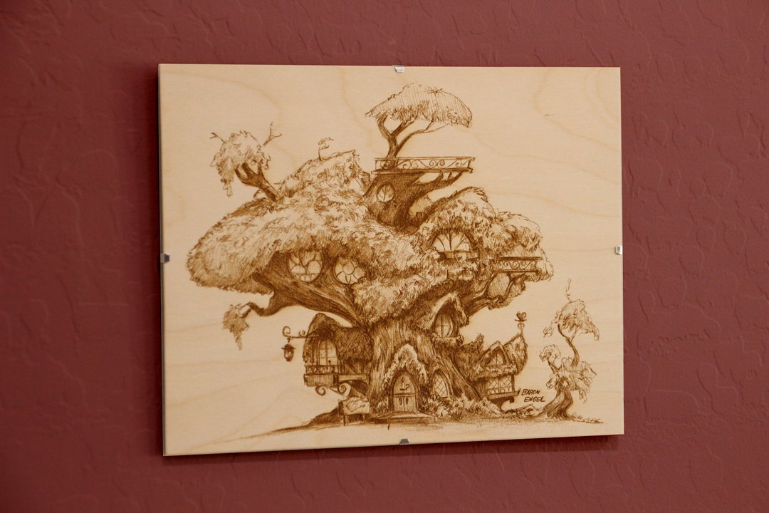 Ponyville Library by Baron Engel - Laser Etch - Etsy