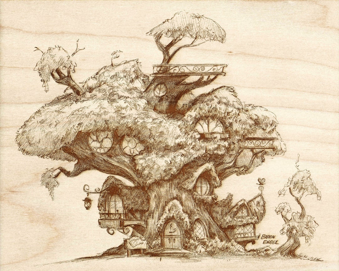 Ponyville Library by Baron Engel Laser Etch - Etsy