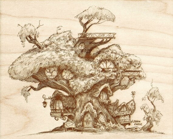 Ponyville Library by Baron Engel Laser Etch | Etsy