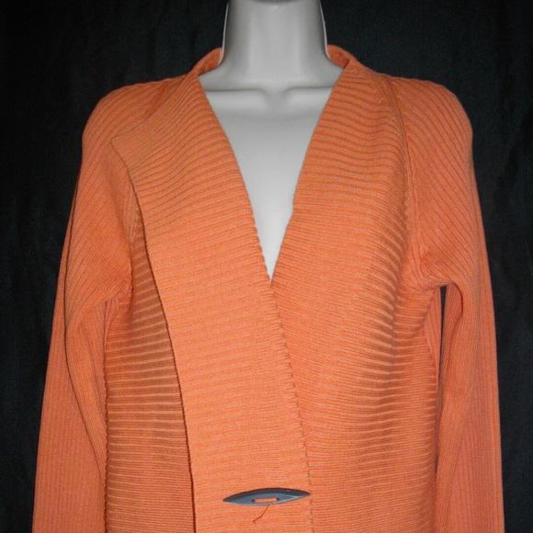 Sigrid Olsen Small Orange Long Sleeves Sweater - Etsy