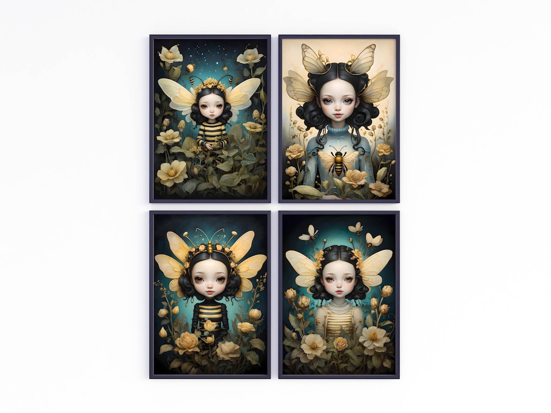 Download Pack of 4 Surrealist Characters bee Inspiration Mark Ryden ...