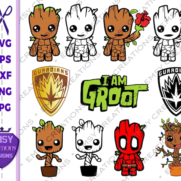 Groot Vector - Etsy