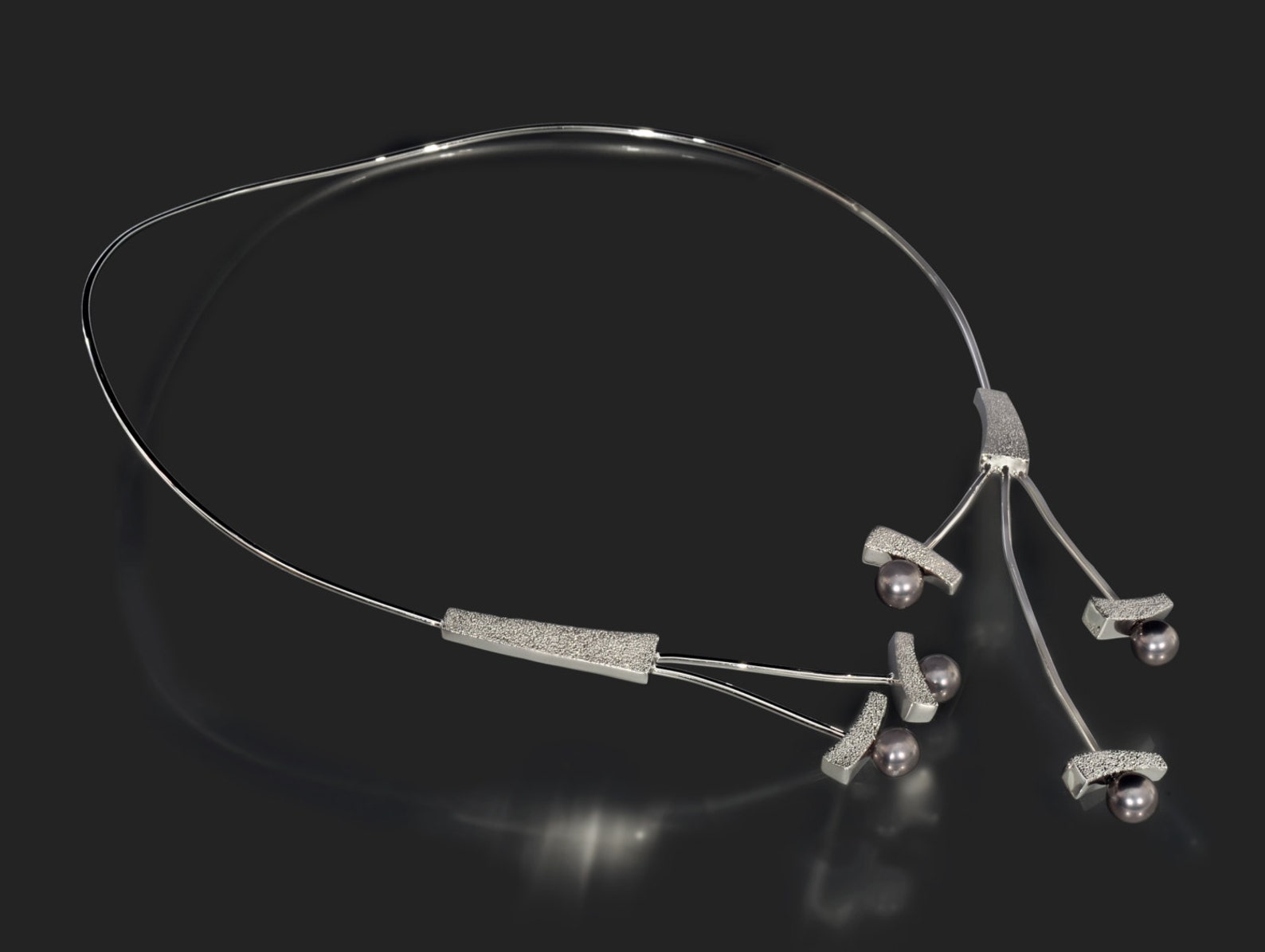 Pearls Gold Necklace, Gold Open Necklace, Gold Choker Necklace, Bridal ...