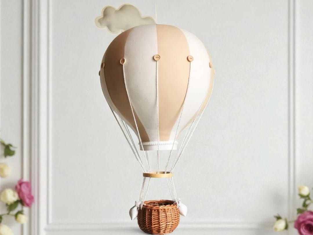 Hot Air Balloon Mobile | Travel Theme Nursery | Custom Mobile ...