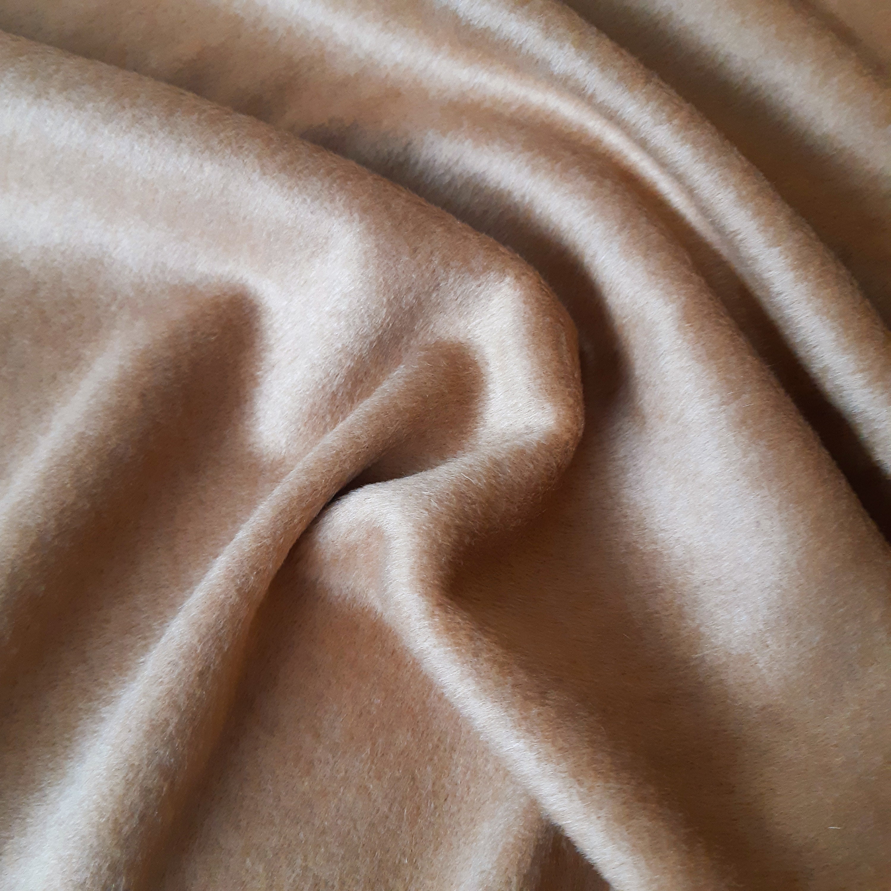 Camel Alpaca Pile Wool Fabric, High-quality Warm Wool for Coat, Jacket ...