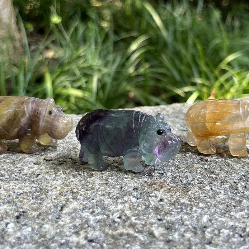 Hippo Sculpture - Etsy