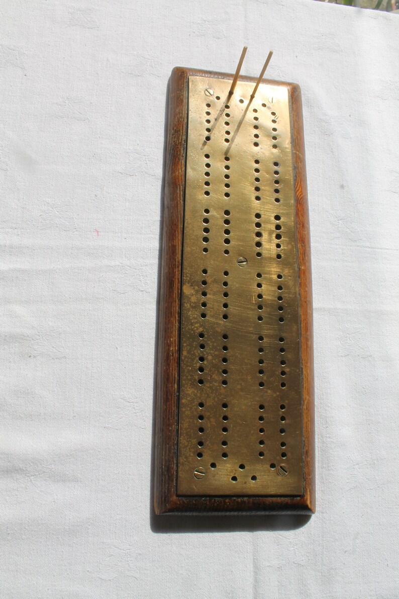 Vintage Cribbage Board - Etsy