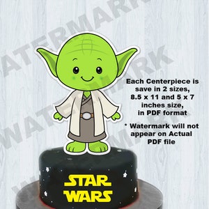 Star Wars Cake Topper, Star Wars Centerpiece, Star Wars Table ...