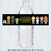 Star Wars Water Bottle Label, Star Wars Water Labels - Etsy