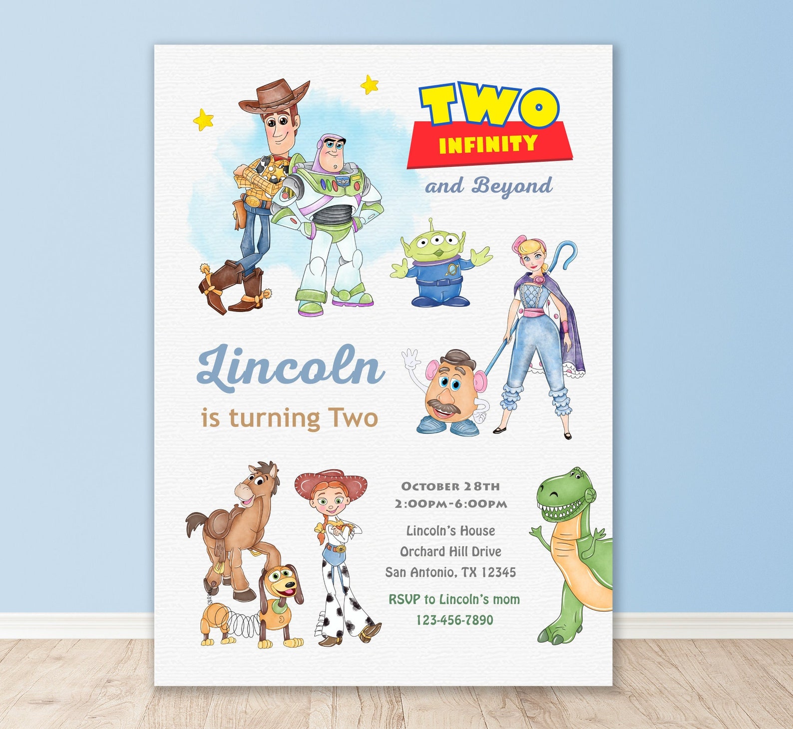 Two Infinity and Beyond Invitation, Two Infinity and Beyond Birthday ...